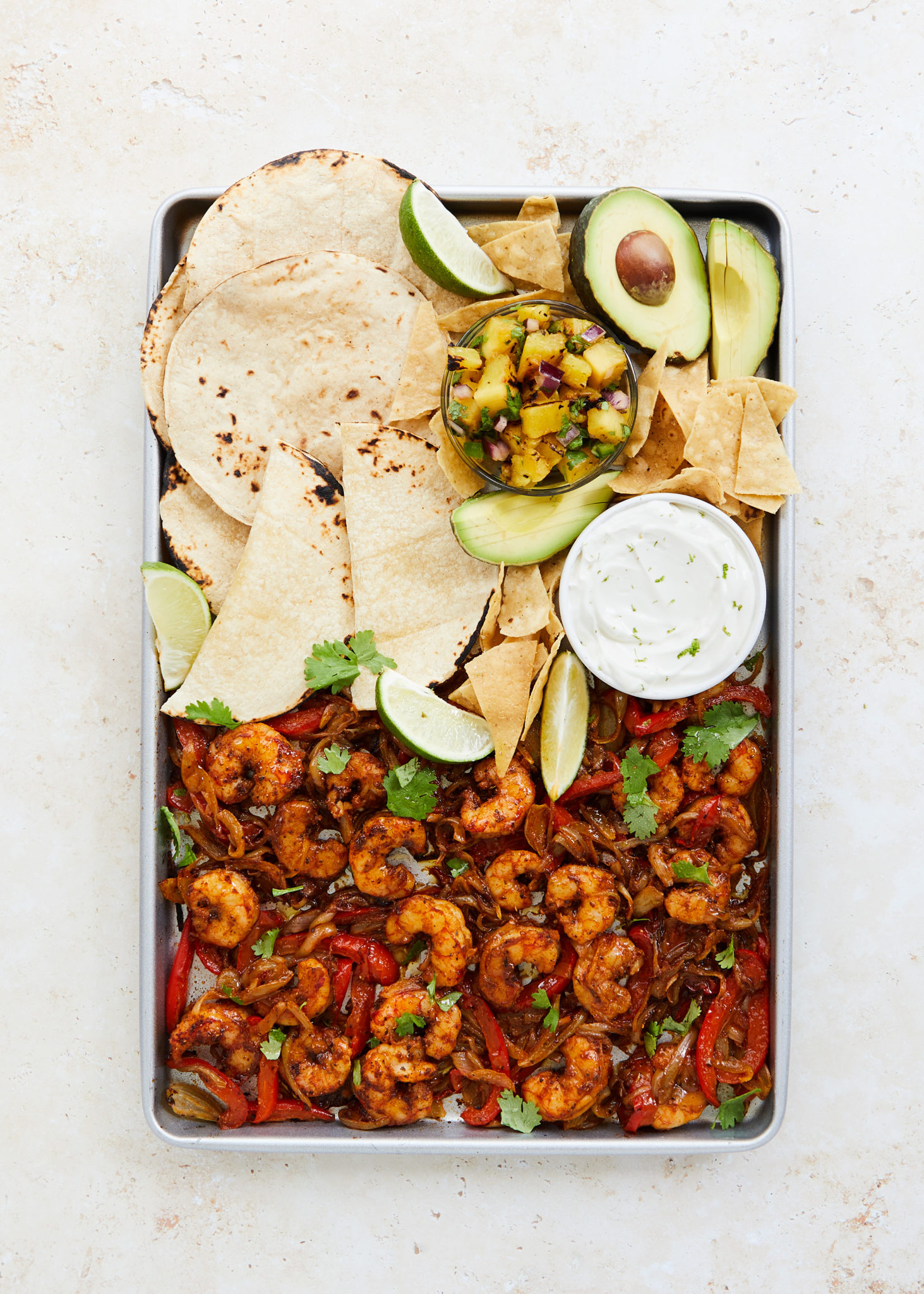 cajun shrimp tacos + pineapple salsa - salted sunday